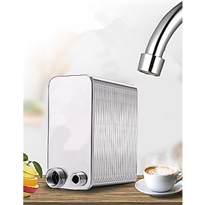 KK5 Brazed Plate Heat Exchanger Water to Water with Copper and SS304 Stainless Steel Plates for Floor Heating, Water Heating, Snow Melting