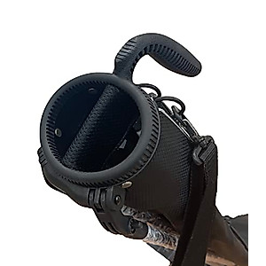 JEF WORLD OF GOLF JR1256 Pitch & Putt Sunday Bag with Stand & Handle, Black