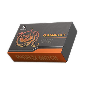 GK GAMAKAY Silent Linear Mechanical Keyboard Switch, 35Pcs/Pack GamaKay Phoenix Switch 3 Pin Pre-lubed Switches for LK67 TK75 CK68 DIY Mechanical Gaming Keyboard (Phoenix Switch)