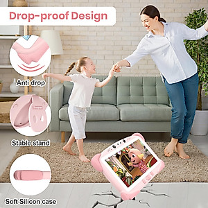 Kids Tablet, 7 inch Tablet for Kids, 32GB Toddler Tablet for Kids with Shockproof Case, Bluetooth, WiFi, Parental Control, Kids App Pre-Installed, Google, Netflix,YouTube