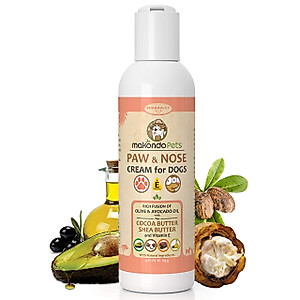 Natural Dog Paw Balm | Non-Waxy Formula Dog Nose Balm & Snout Soother for Dogs. Our Paw Cream for Dogs is a Must in Dog Bathing Supplies | Ideal Dog & Cat Paw Balm to use After a paw Cleaner for Dogs