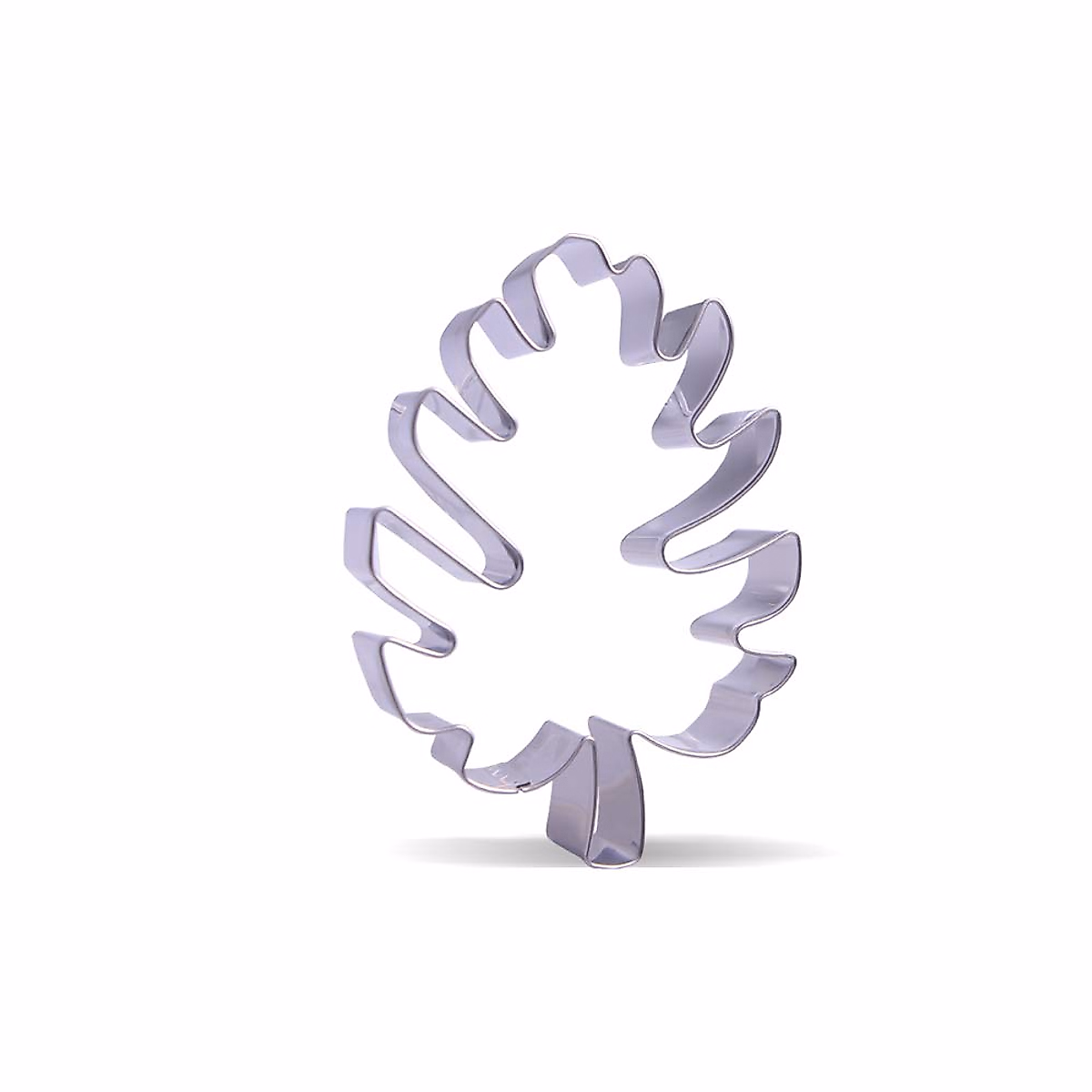 4 inch tropical leaf Cookie Cutter - Stainless Steel