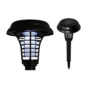 Bluedot Trading Solar Powered Pathway Lights & Bug Zappers Mosquito Bug Zapper All-in-One Wireless for Outdoor Use in Gardens, Landscapes, Pathways, and Yards