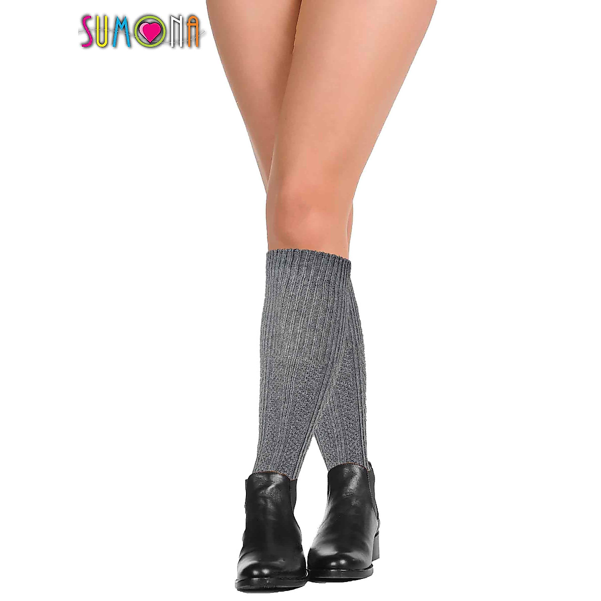 SUMONA 6 pairs Women Cable Knit Knee High Winter Boot Socks 9-11 (Assorted, 9-11)