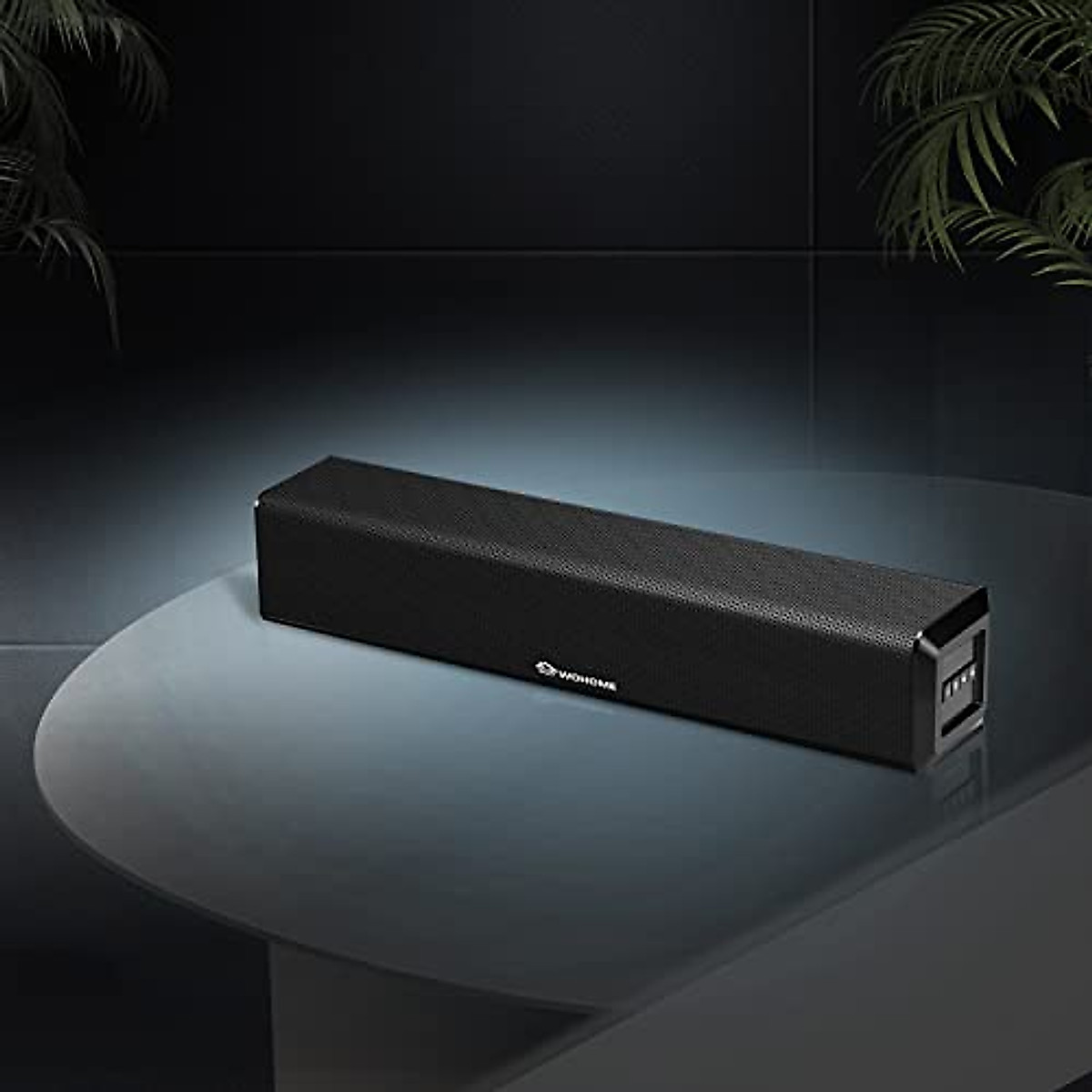 Wohome 16-Inch Small Sound Bars for TV, 50W Mini TV Speakers Soundbar with Wireless Bluetooth 5.0/Optical/AUX-RCA/USB Connection for Smart TV, 5EQs - S66