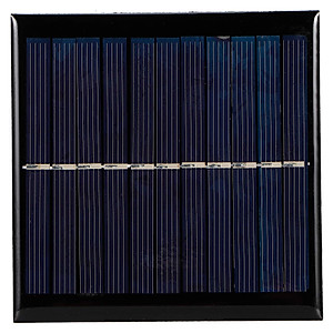 4pcs 1W 5.5V Polycrystalline Solar Panel, High Efficiency Module Off Grid PV Power for Battery Charging, Boat, Caravan, RV 95 x 95mm
