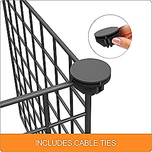 Eiiel Black Connectors for Pets Cage Accessories