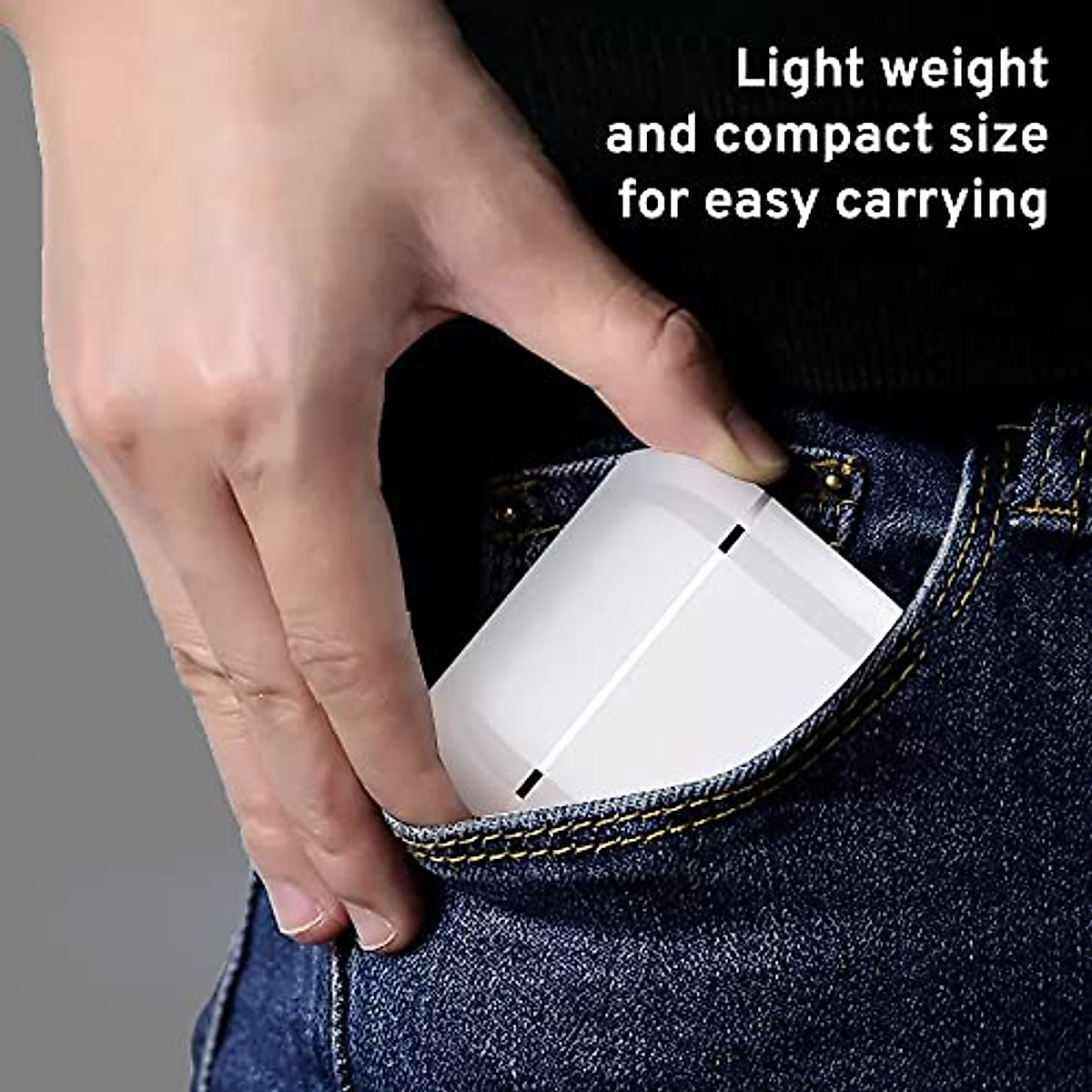 StitchGreen Pro 4 Bluetooth Earbuds TWS Wireless Sound Noise Cancelling, Wireless Earbuds with 5.1 Built-in Mic, Touch Sensor Control, IPX-4 Waterproof Compatible with iPhone/Android