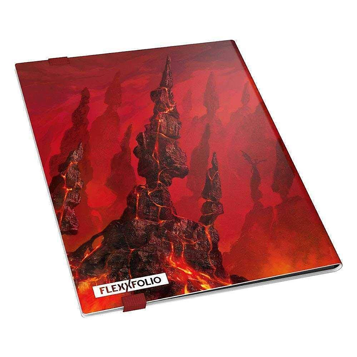 Ultimate Guard Flexxfolio Lands Edition | 9 Side-Loading Pocket for Trading Card Storage up to 360 Cards Binder, Mountain Cover Card Collection Album Folder designed for Double-Sleeved Cards