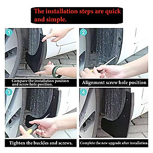 Car Mud Flaps Compatible with Volvo S60 2010~2019 Auto Mudflap Splash Guard Front Rear Mud Fender Mudguards Car Accessories Mudguard
