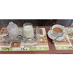 Teaspoon mini 12 Pieces Stainless Steel Demitasse Espresso Spoon Mirror Polished Dishwasher Safe Rust and Heat Resistant (12)