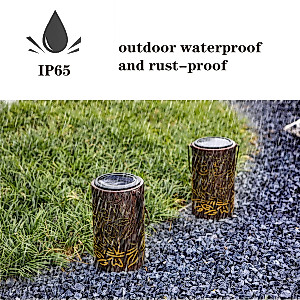 YUEFA New Upgrade Solar Lanterns Outdoor Waterproof, Hanging Solar Garden Lights lantrens,for DIY Garden Patio Holiday and Outdoor Large Lawn Decoration