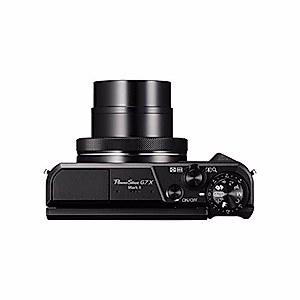 Canon PowerShot G7 X Mark II Digital Camera w/ 1 Inch Sensor and tilt LCD screen - Wi-Fi & NFC Enabled (Black) (Renewed)