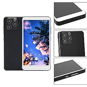 Bluetooth MP4 Player, 5 HD Full Touchscreen MP4 Player, Portable Digital HiFi Music Player with Camera, 2200mAh Battery, Support with Bluetooth Earphone Speaker Car Stereo (Black)