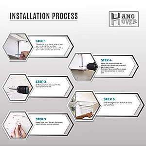 TCO ADVENTURES Invisible Wall Mounted Drying Rack | an Elegant Wall-Mounted Hanger | Folding Stainless Steel Collapsible Space Saver with 236.22 inches Drying Capacity (Signal White)