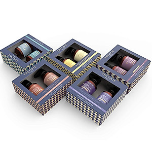 THEORIE Purple Sage Travel Set - Brightening Shampoo & Conditioner minis - Color Repair Formula - Eliminate Brassiness & Yellowing - Suited for Blonde & Highlighted Hair, Bottles 90mL each