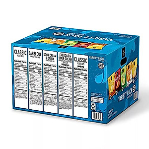 Member's Mark Potato Chips Variety Pack, 1 Ounce (Pack of 42)