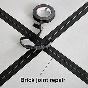 BOMEI PACK Black Painters Tape 0.94 Inches x 60 Yards, Black Masking Tape for Painting, Crafts and DIY - Professional Grade Paint Tape, No Residue and Easy Removal, 6 Pack