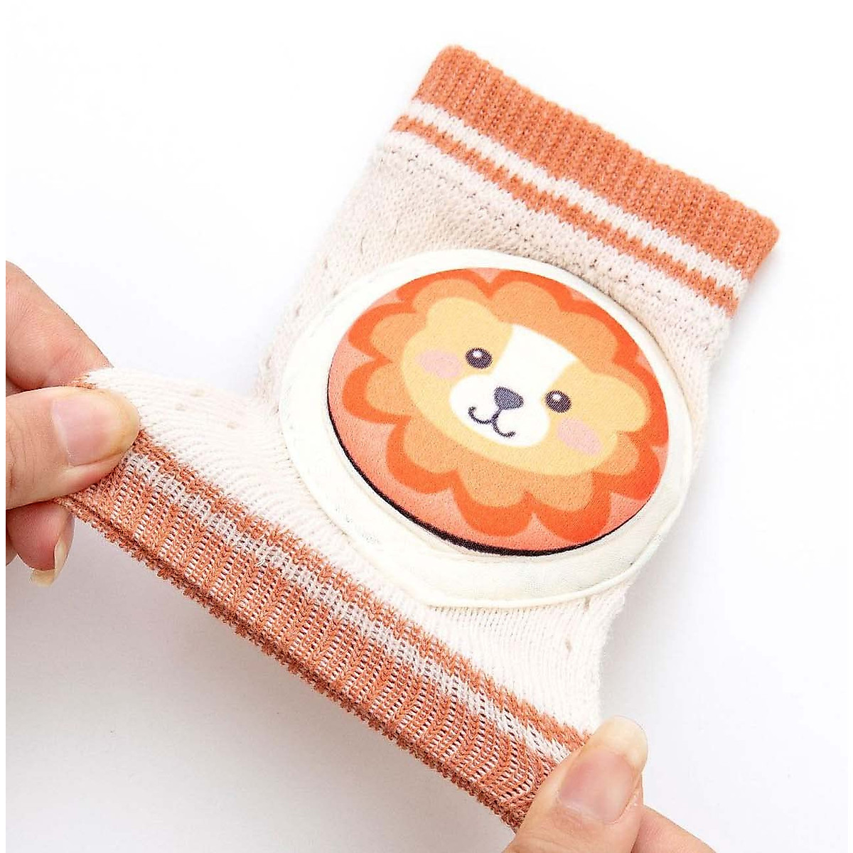 Sheliky Baby Knee Pads for Crawling Toddlers Crawling Knee Protectors Crawling Anti-Slip Knee Safety Protective Cover 2 Pack One Size