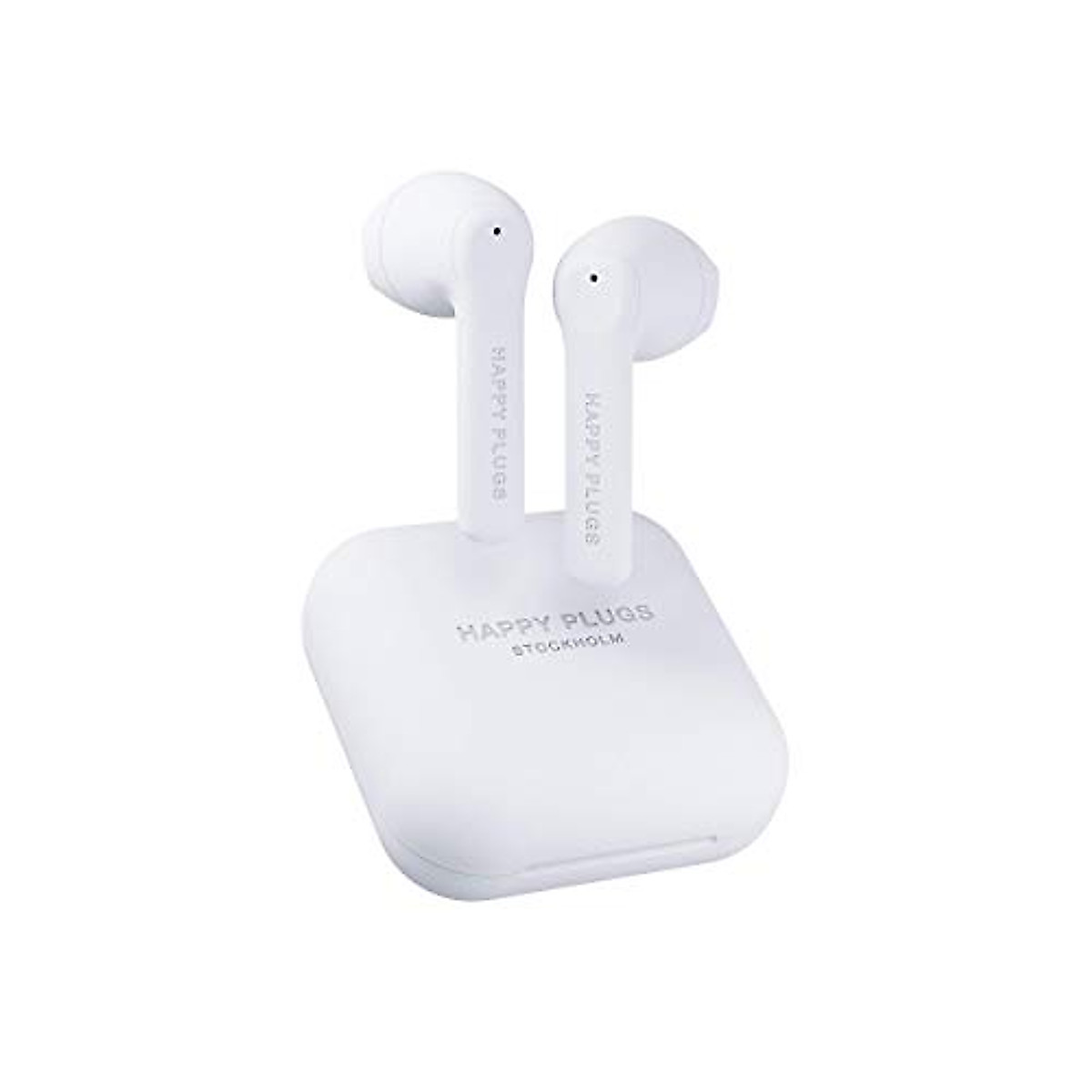 Happy Plugs Air 1 Go True Wireless in-Ear Earbuds (White)