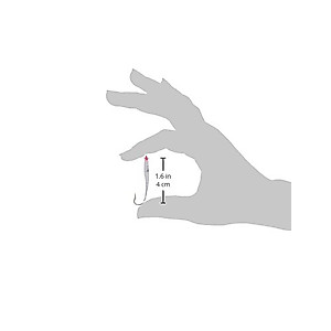 Nungesser 30GLO-2RW 000 Shad Spoon, Hot Pink and White Finish