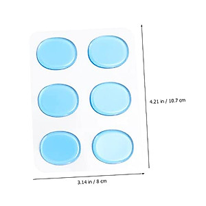 Gel Drum Dampeners 4 Sheets Snare Drum Mute Pad Drum Kit Dumb Drum Pad Silica Gel Drum Mute Dampener
