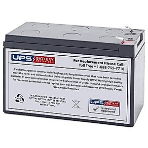 UPSBatteryCenter Compatible for BB HR9-12 12V Battery