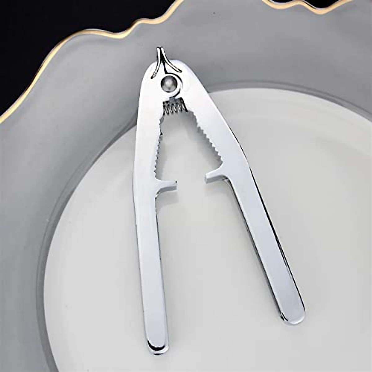 XENITE Nutcracker, Clam Clam Opener Special Zinc Alloy Kitchen Tool for Clam Clam Opening Walnut Crab Clip Nutcracker