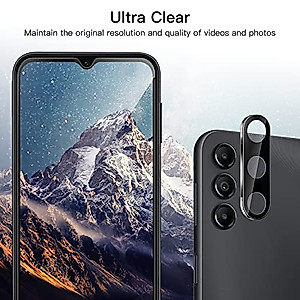 JETech Screen Protector for Samsung Galaxy A14 4G / 5G 6.6-Inch with Camera Lens Protector, Tempered Glass Film, HD Clear, 2-Pack Each