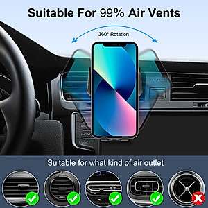 2022 Smart Wireless Car Charger Phone Holder, Wireless Auto Sensing Cell Phone Car Chargers Holder Car Phone Holder Compatible for iPhone13/12 11/ Pro/XS/XR/ 8 Plus, Samsung S10 /S9 / Note10 / Note9