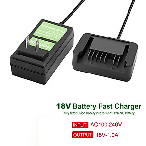 Hanaix 18V Battery Charger for Hitachi 339782 BSL815X BSL1815S BSL1830 BSL1830C 339782 330139 330557 Li-ion Battery Fast Charger