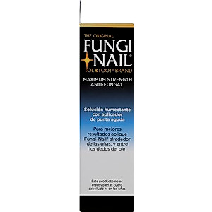 Fungi-Nail Anti-Fungal Liquid Solution, Kills Fungus That Can Lead to Nail & Athlete's Foot with Tolnaftate & Clinically Proven to Cure and Prevent Fungal Infections 1 Fl Oz (Pack of 1)