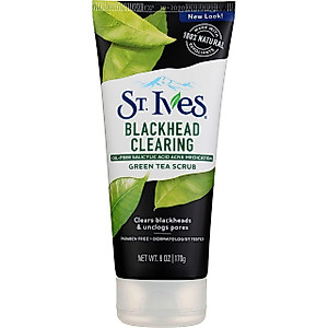 St. Ives Blackhead Clearing Face Scrub Green Tea 6 oz(Pack of 6)