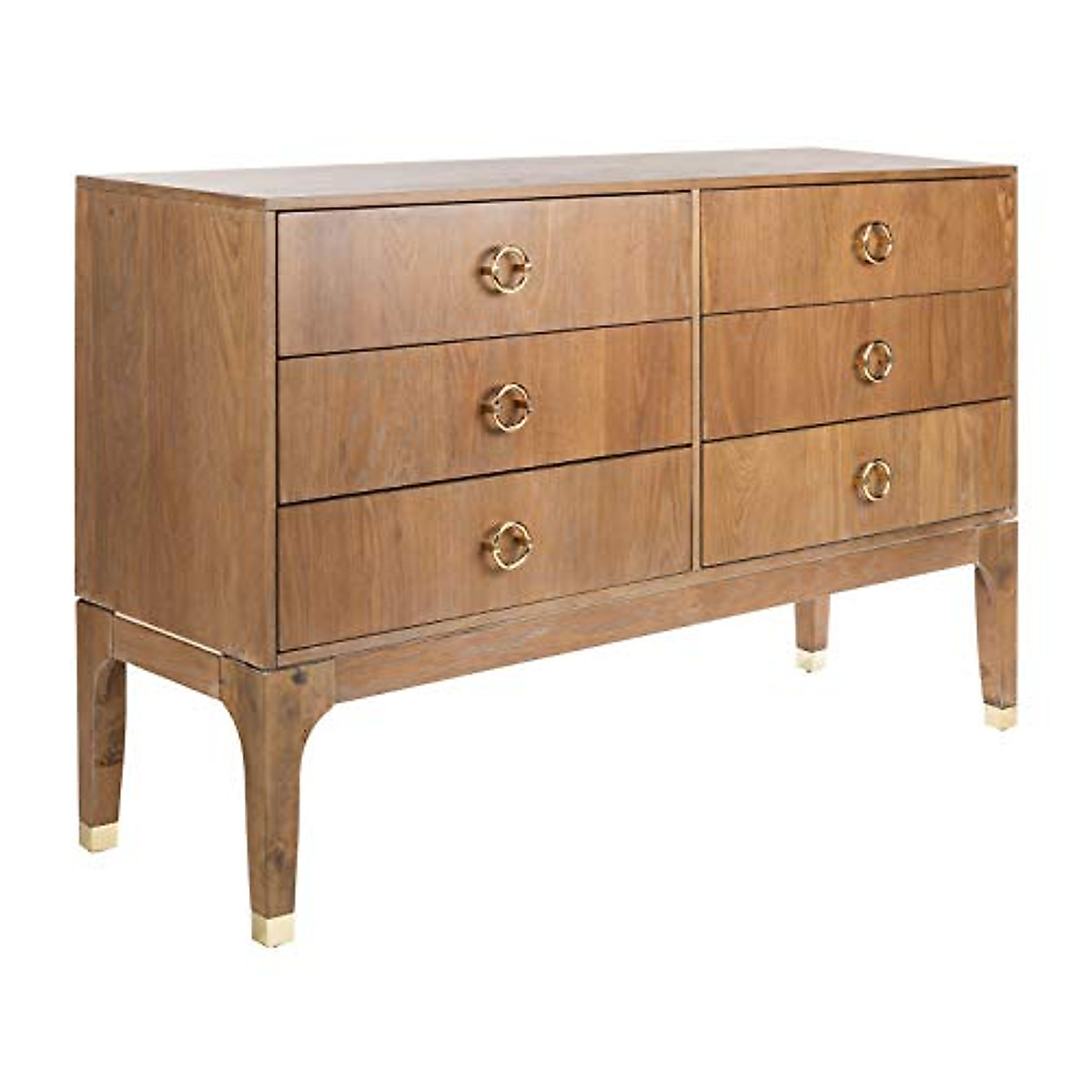 Safavieh Couture Home Lorna Rustic Oak 6-drawer Dresser