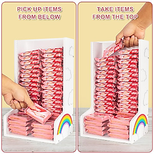 LyunZiS Acrylic Wall Toy Dispenser - Wall Toy Organizer Storage Box Holder for Kids Playroom - Cars, Blocks, Snacks, Balls