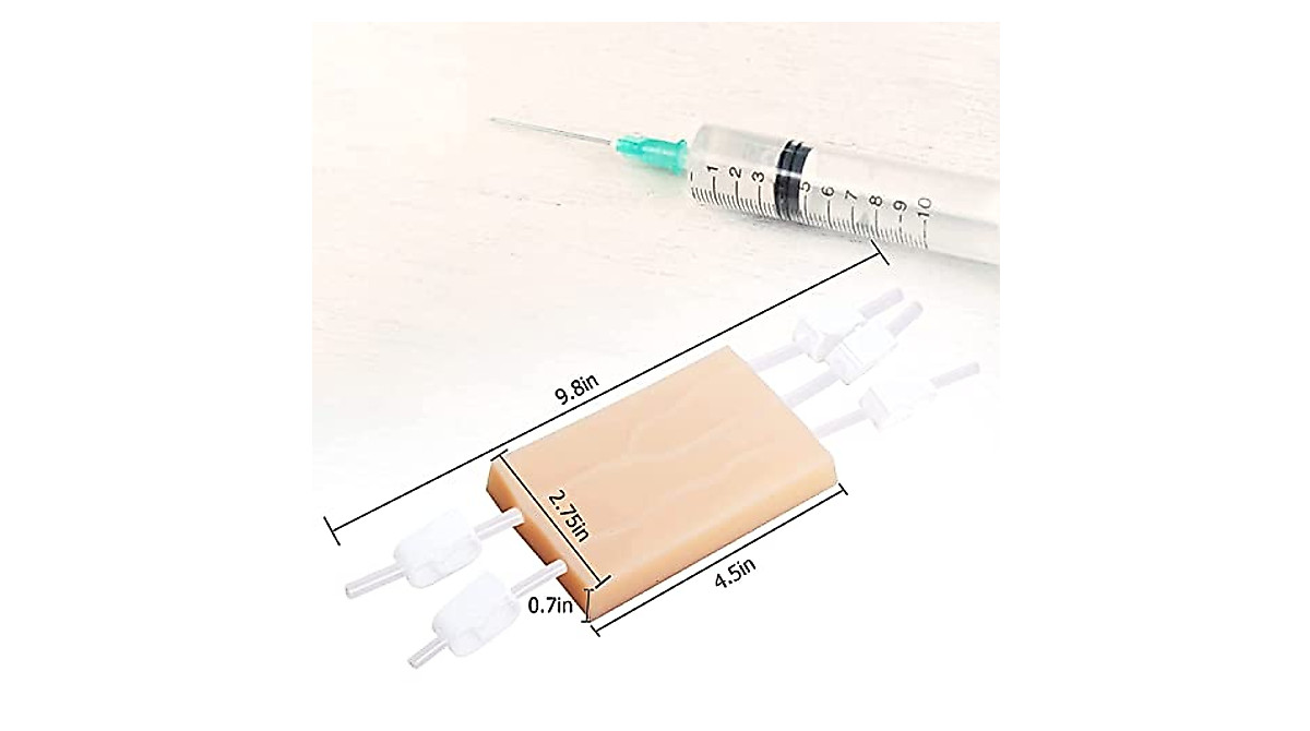 Realistic IV Injection Training Pad for Medical Students