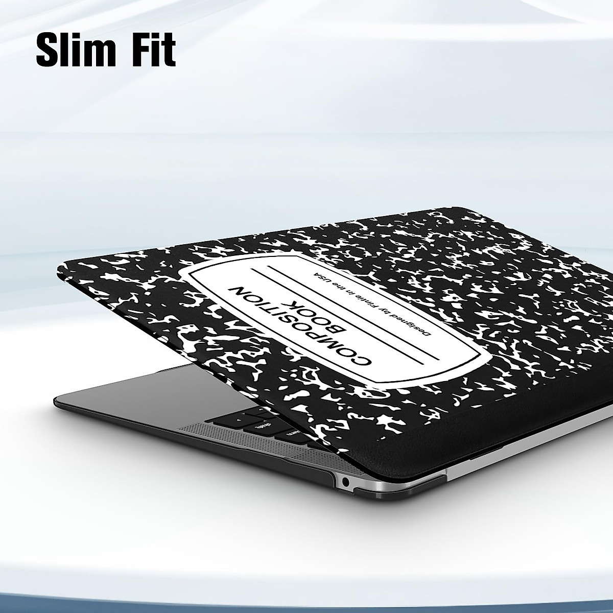 Fintie Case for MacBook Air 13 Inch A2337 (M1) / A2179 / A1932 (2022 2021 2020 2019 2018 Release) - Snap On Hard Shell Case Cover for MacBook Air 13 Retina Display with Touch ID (composition book)