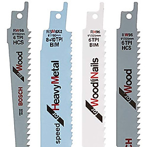 BOSCH RAP7PK 7-Piece Reciprocating Saw Blade Set