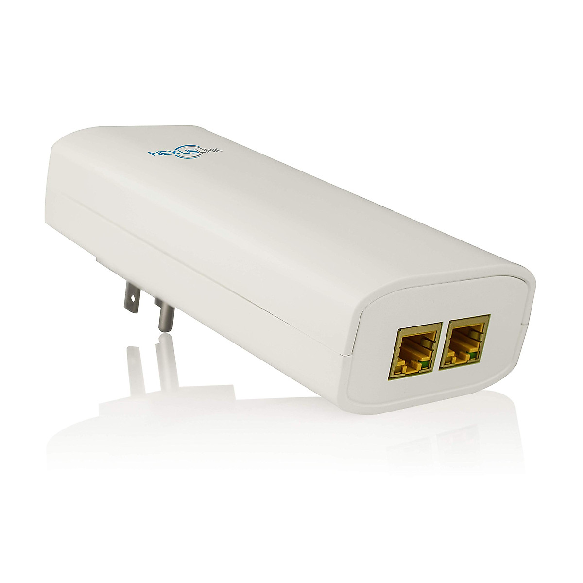 NexusLink G.hn Wave 2 Powerline Adapter, Gaming-Optimized, 2 Gigabit Ports, Supports 802.3at, PoE 30W Budget, Phy Up to 2000 Mbps, Single Device (GPL-2000PoE)