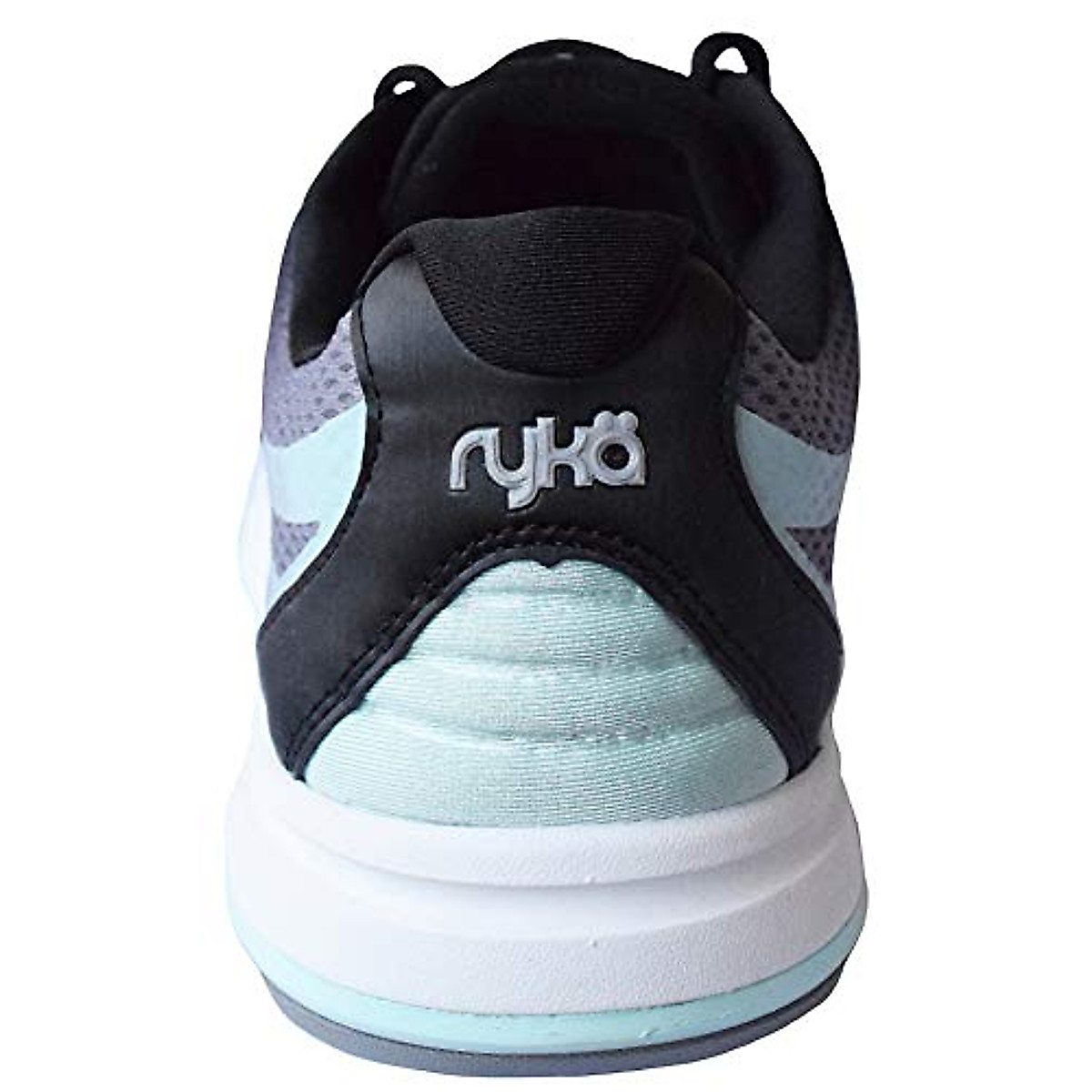 Ryka Women's Devotion Plus 2 Black/Mint Walking Shoe, 8 M, US