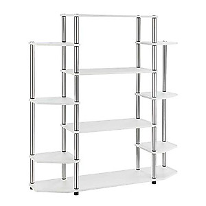 Convenience Concepts Designs2Go Wall Unit Bookshelf, White