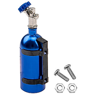 2Pack Vgoohobby Simulation Nitrogen Bottle Decoration Part Accessory Compatible with Traxxas TRX4 Axial SCX10 RC4WD Tamiya CC01 D90 90046 1/10 RC Crawler (Bue)