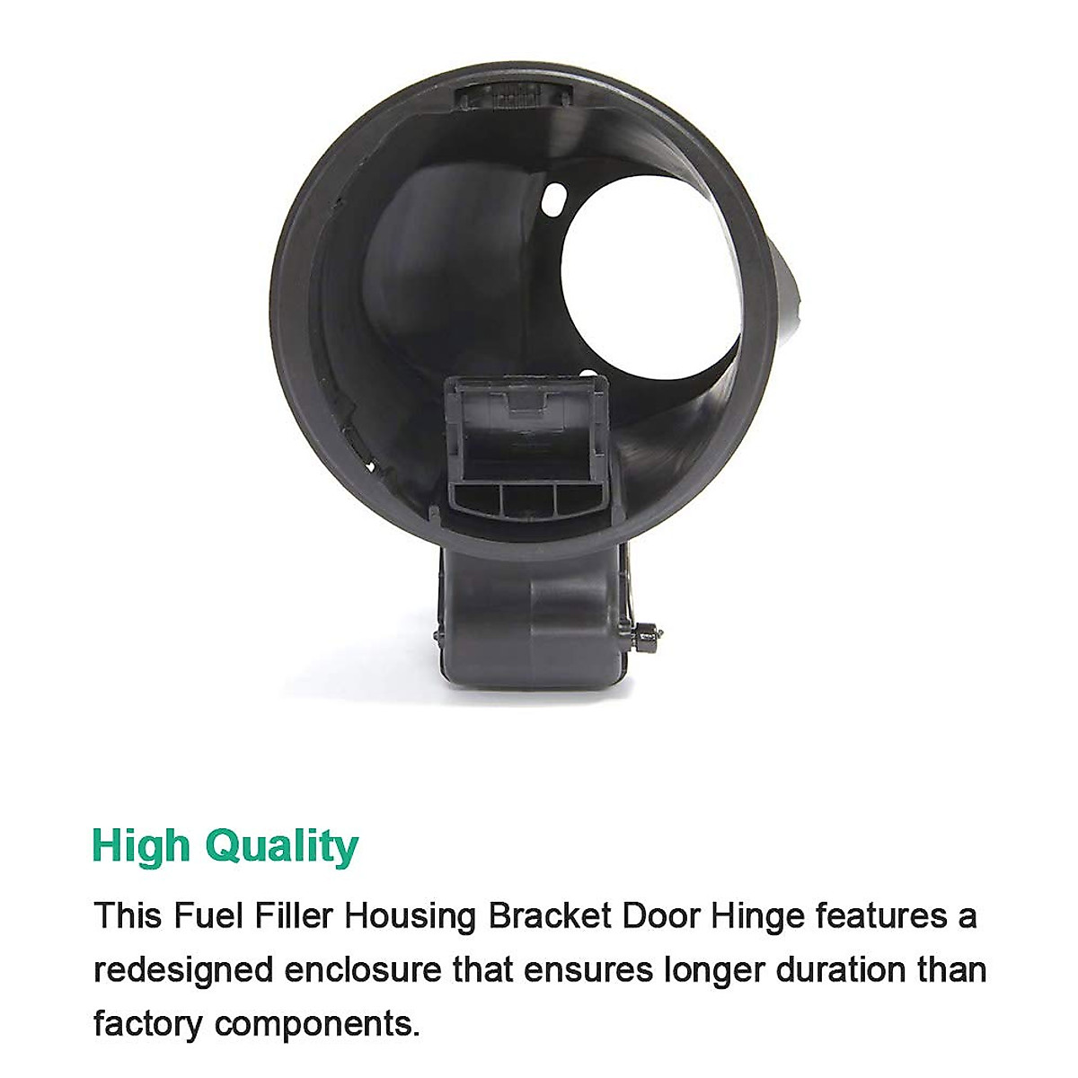 Fuel Gas Filler Door Housing Pocket w/Hinge for 2004-2008 Ford F150; 2006-2008 Lincoln Mark LT Replaces# 4L3Z-9927936-BA, 924-801, 4L3Z9927936BA, 924801 Gas Tank Cap Door Hinge