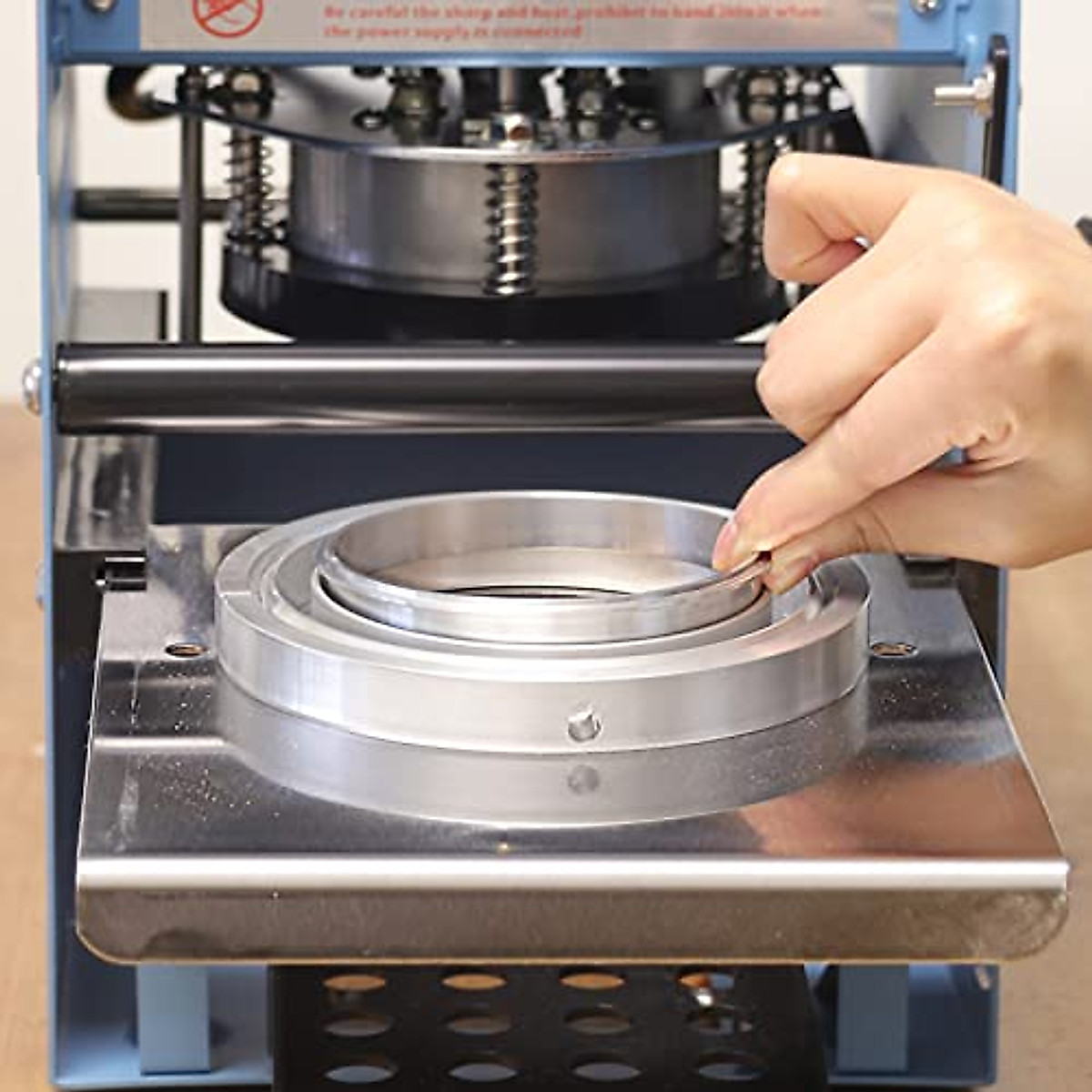 ICZW Aluminum Cup Ring for Cup Sealer Machine of 90mm Diameter (Paper and Plastic Cup)