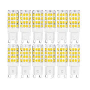 SumVibe G9 LED Bulb 5W, 40W G9 Halogen Bulb Replacement, 420LM, Warm White 3000K, AC100V-240V, G9 Base Non-Dimmable Light Bulbs, 12-Pack