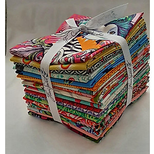 Tula Pink Mystery FQ - 20 Fat Quarters Bundle FQ 18 x 22 Cotton Quilt Fabric