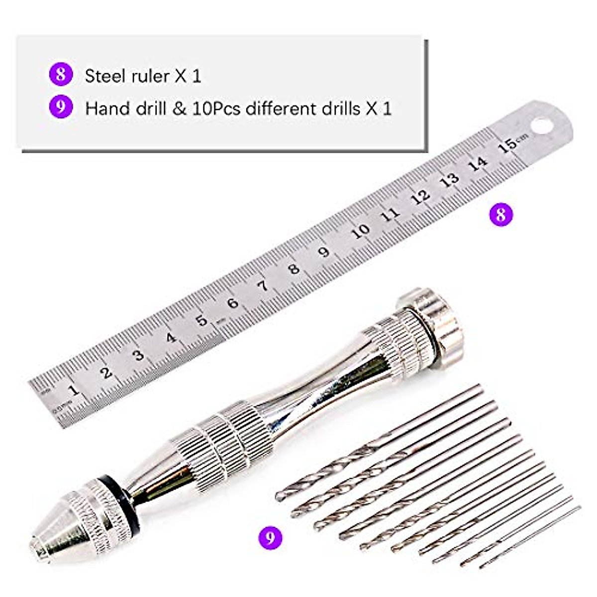 Swpeet 35Pcs Professional for Gundam Modeler Basic Tools, Tool Set for Gundam Model Tools Kit Perfect for Gundam Model Kit Building Beginner Hobby Model Assemble Building with Duty Plastic Container