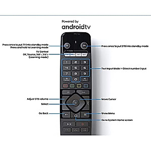 Dreamlink/Formuler Formuler Z10 Pro Android 10 Dual Band 5G LAN 2GB Ram 16GB ROM 4K Extra 7 Colours Wireless Keyboard Black