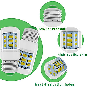 LaWana KEI D34L Refrigerator Bulb Replacement for Frigidaire 5304511738 LED Refrigerator Light Bulb Replace AP6278388 PS12364857 AP6278388 4584444 (D34l Bulb 3.5W 2 Pack)