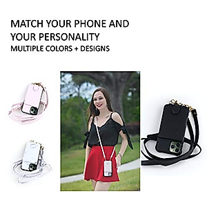 GearShield Crossbody Phone Case Wallet Compatible iPhone 11 Pro, RFID Cross Body Phone Purse Bag with Adjustable Strap